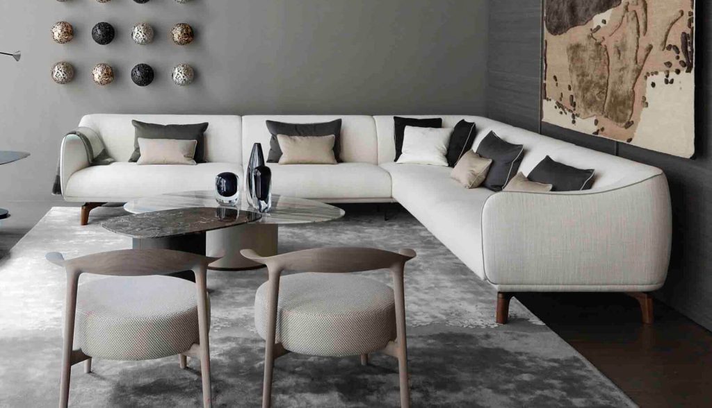 Bewonder de Giorgetti Drive Sofa in onze showroom - Bloemex BV